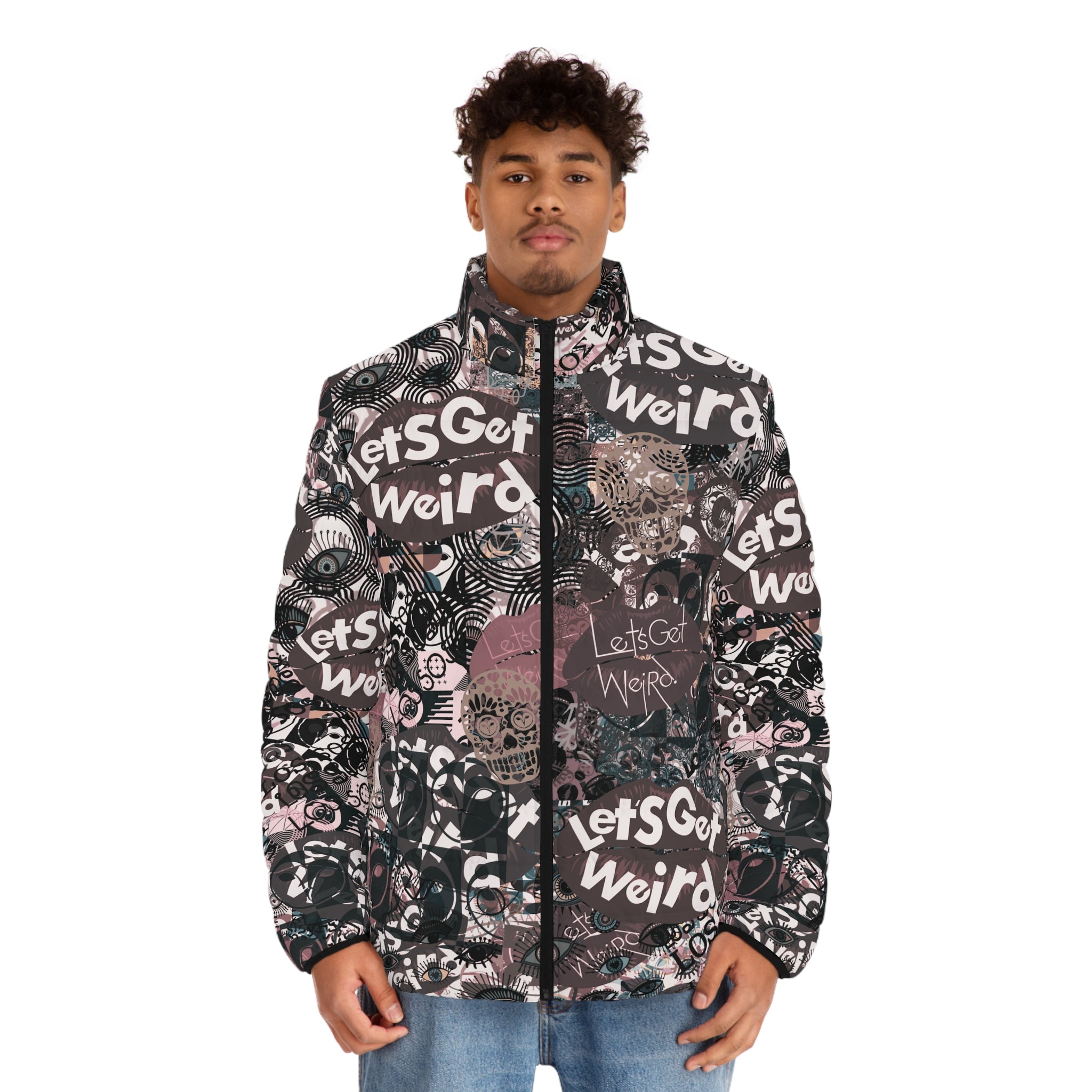 Let's Get Weird | Men's Puffer Jacket (SM-2XL) – Hank & Henry Beauty